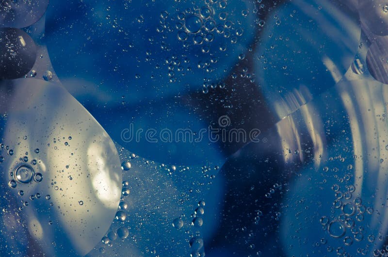 Neutral blue background stock photo. Image of oily, bubbly - 64636964
