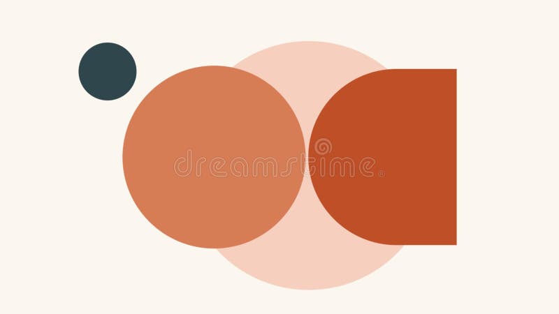 Neutral Colors Circle Shape Desktop Wallpaper Stock Illustration ...