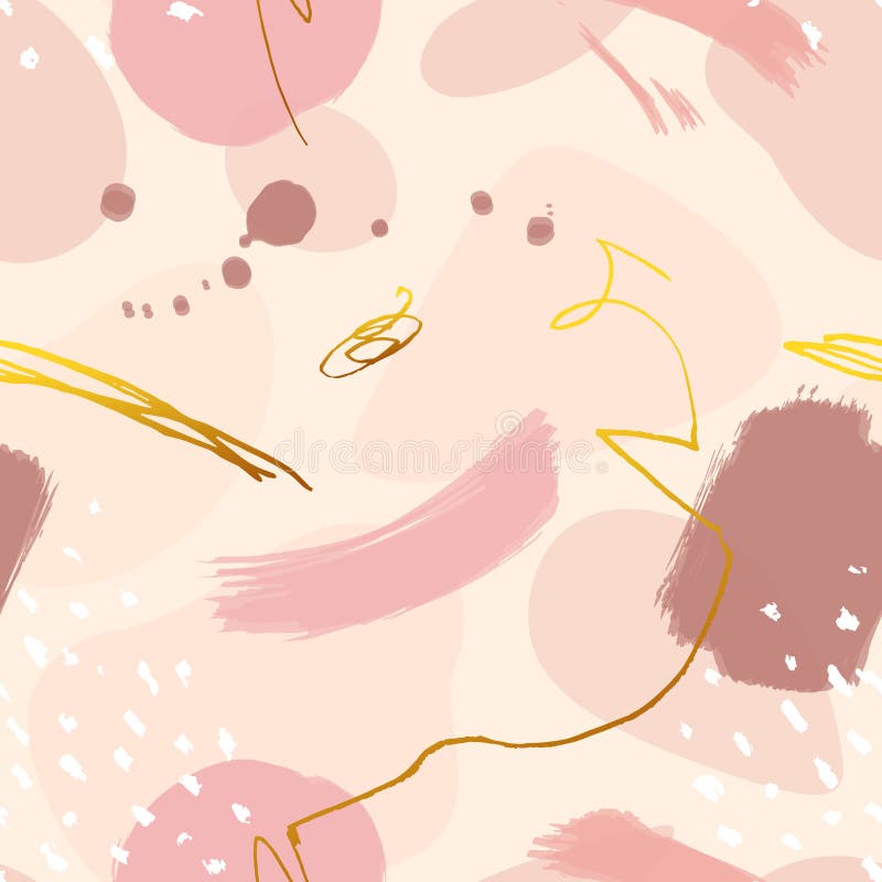 Neutral Colors Vector Seamless Patterns Stock Illustration ...