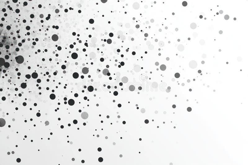 Neutral Desaturated Dots Abstract Design Pattern Scattered Layout on ...