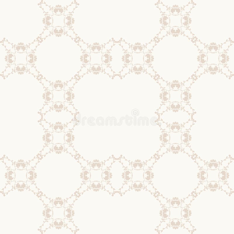 Neutral Floral Background. Swirl and Curve Stock Vector - Illustration ...