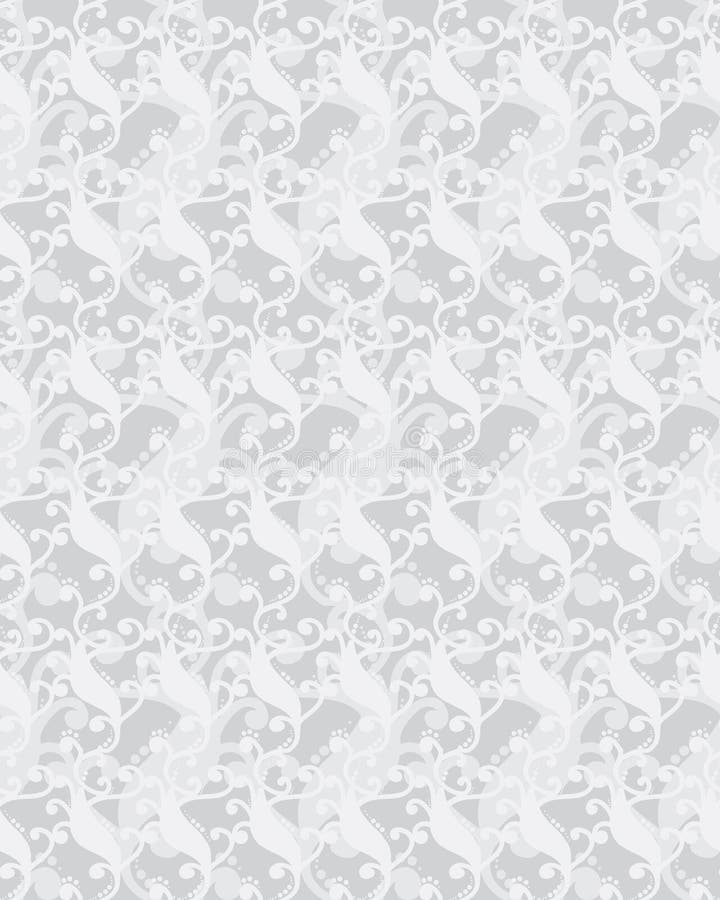 Neutral Floral Background. Swirl and Curve Stock Vector - Illustration ...