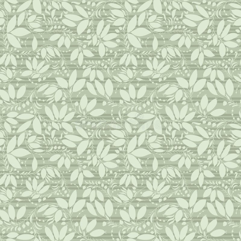 Neutral Floral Background. Swirl and Curve Stock Illustration ...