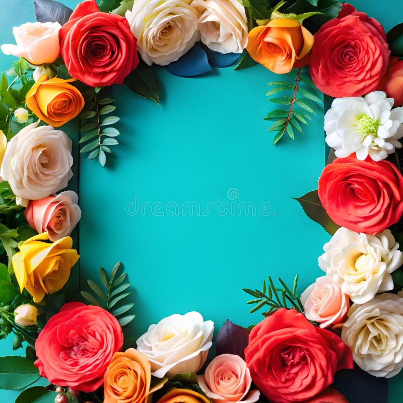 Neutral Floral Template Perfect for Invitations, Notes, and Text ...