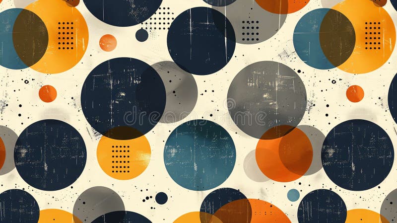 Neutral Geometric Shapes Background. Stock Illustration - Illustration ...