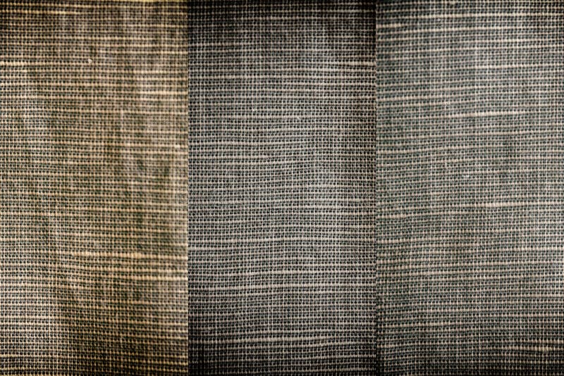 Neutral Gray Linen Close-up Texture or Background, Different Line ...