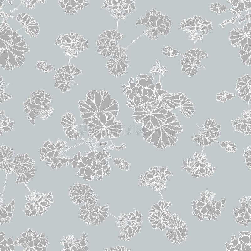 Grey Floral Design Frame Vector Element Stock Vector - Illustration of ...