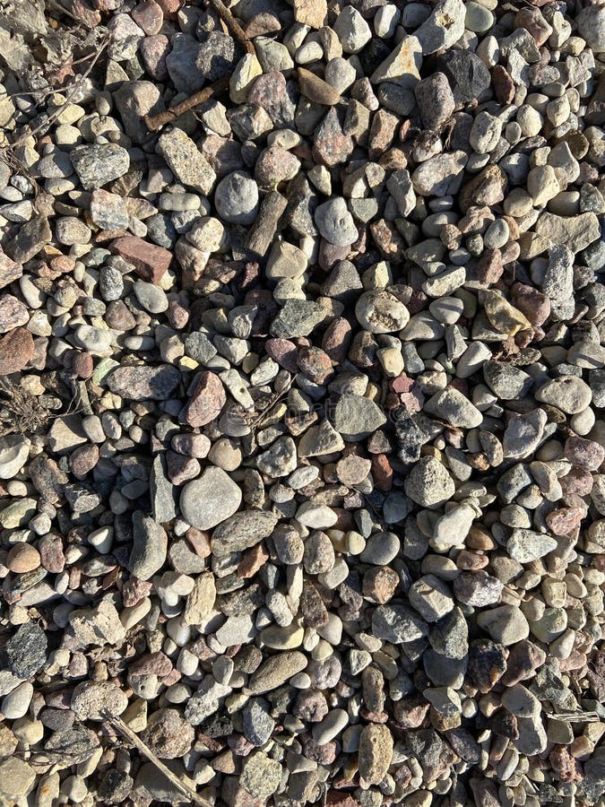 Neutral Grey Gravel on the Path Stock Photo - Image of rough, pavement ...