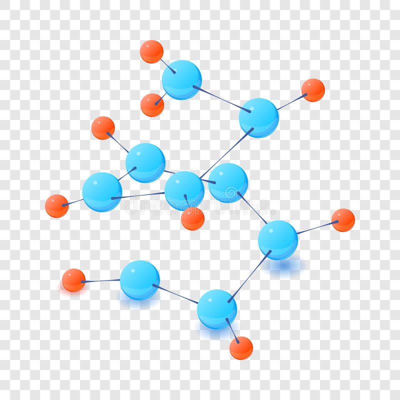 Neutral Molecule Icon, Isometric 3d Style Stock Vector - Illustration ...