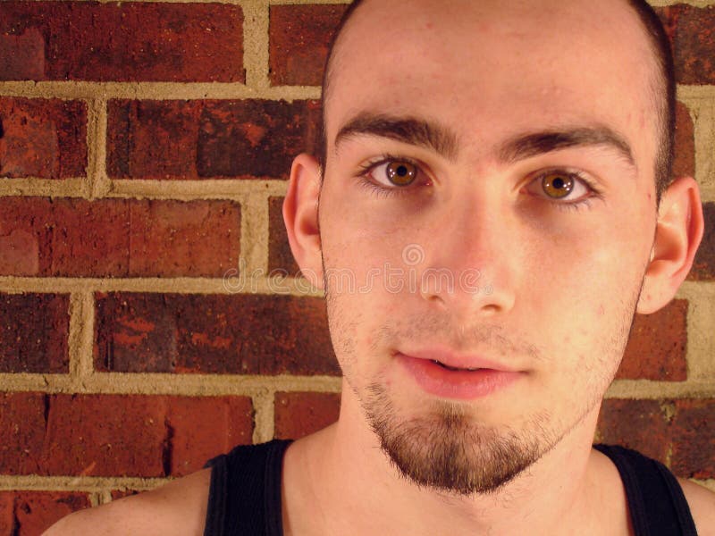 Neutral Portrait stock photo. Image of staring, goatee - 7598912