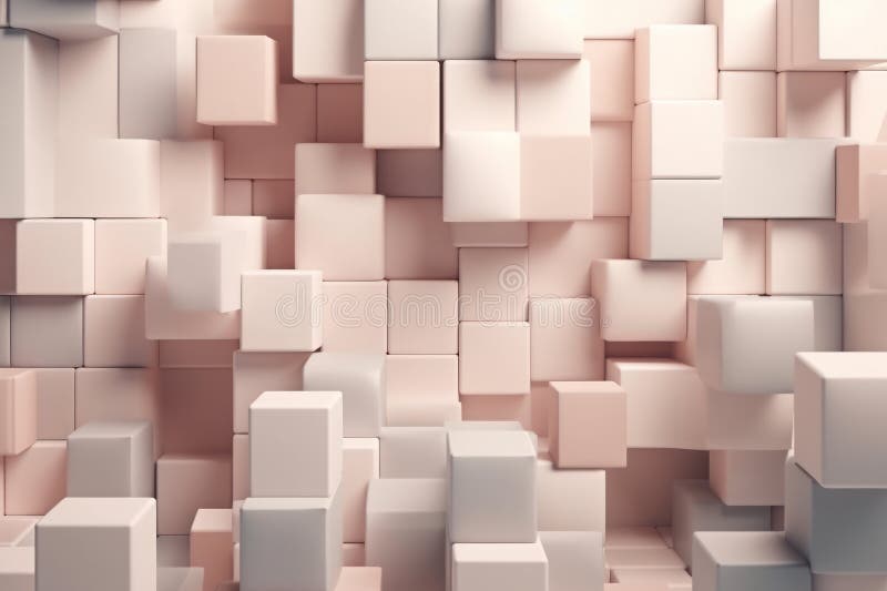 Neutral Rectangle Pattern Background Stock Illustration - Illustration ...