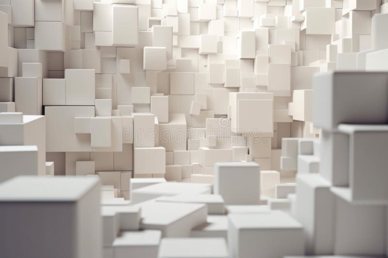 Neutral Rectangle Pattern Background Stock Illustration - Illustration ...