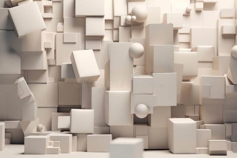 Neutral Rectangle Pattern Background Stock Photo - Image of design ...