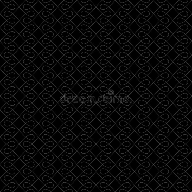 Neutral Seamless Linear Flourish Pattern. Stock Vector - Illustration ...