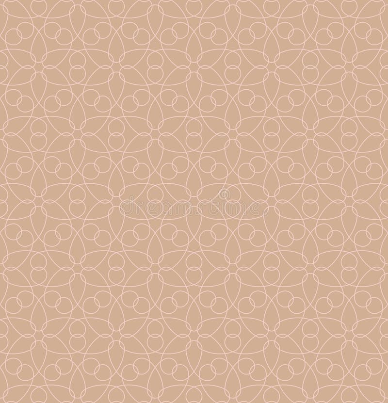 Neutral Seamless Linear Geometric Pattern. Stock Vector - Illustration ...