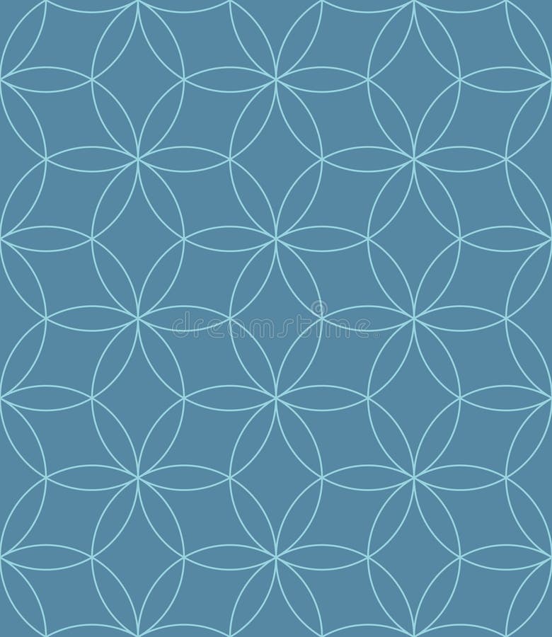 Seamless Linear Flourish Pattern for Retro Design. Stock Vector ...