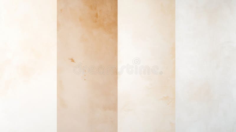 Neutral Textured Plaster Wall Shows Gradient of Earth Tones. Sections ...