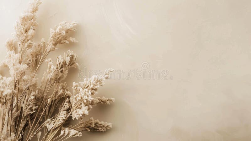 Neutral-toned Background with Clear Space Stock Illustration ...