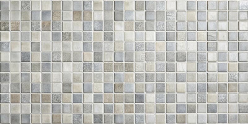 Neutral-toned Square Mosaic Tile Texture Background for Design Projects ...