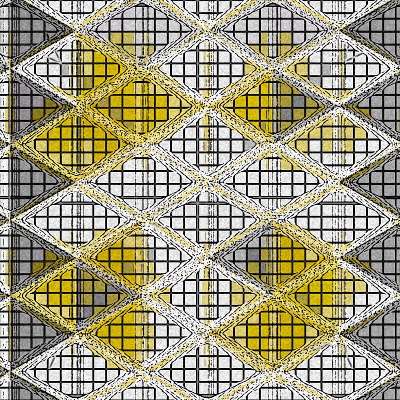 Neutral Colored Triangles Geometric Knitted Pattern Stock Illustration ...