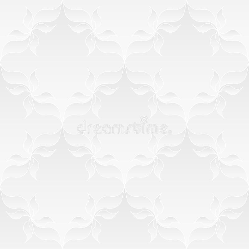 Neutral White Floral Texture Stock Vector - Illustration of endless ...