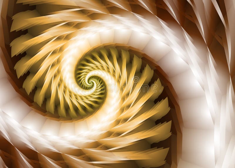 Neutrale Spiraal stock illustratie. Illustration of beige - 5749749