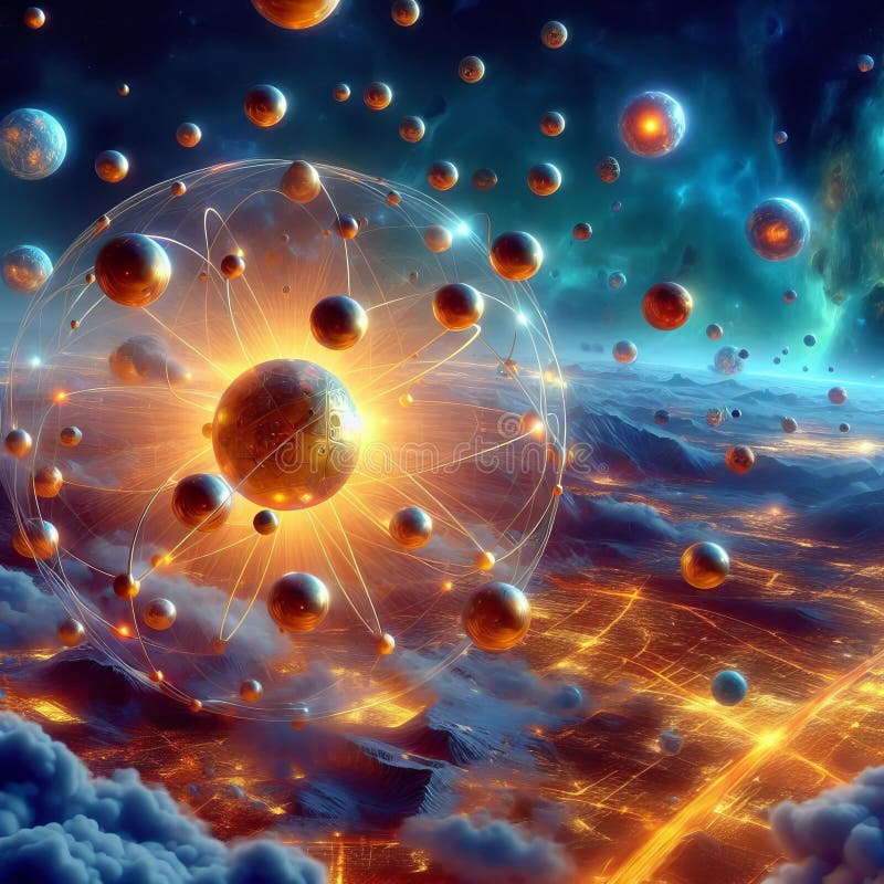 Neutrino Space Space Containing Elusive Subatomic Particles Ta Stock ...