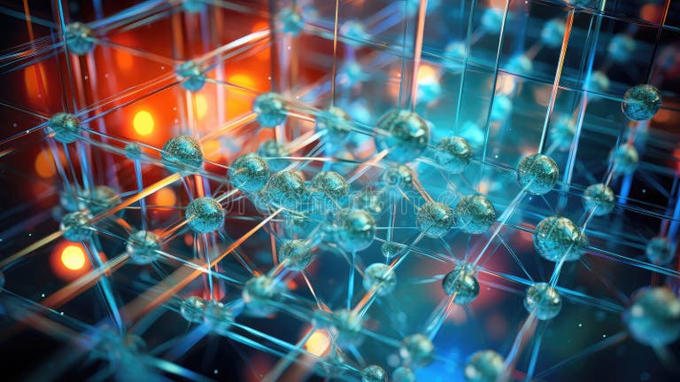 Neutron atom structure stock illustration. Illustration of ...