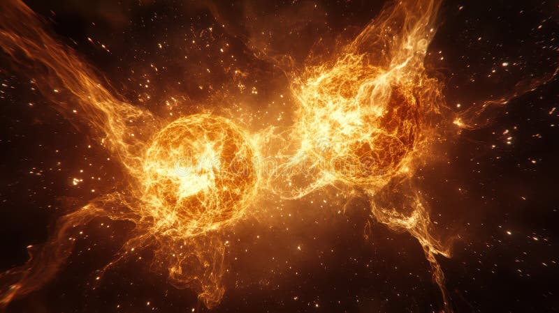 Neutron Star Collision Visualization Stock Illustrations – 4 Neutron ...