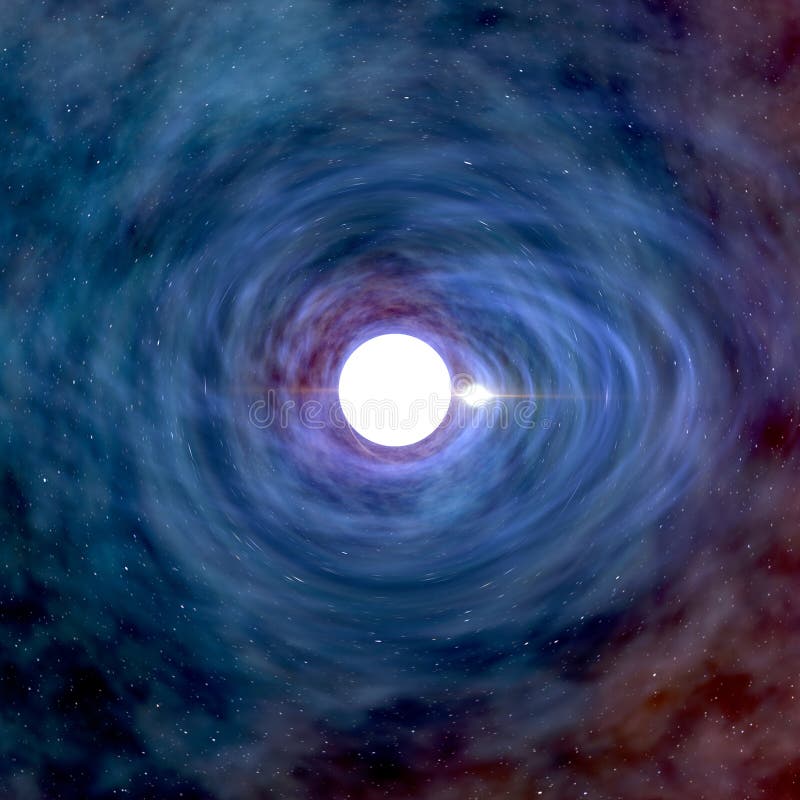 Neutron Star Crab Pulsar in the Universe Stock Illustration ...