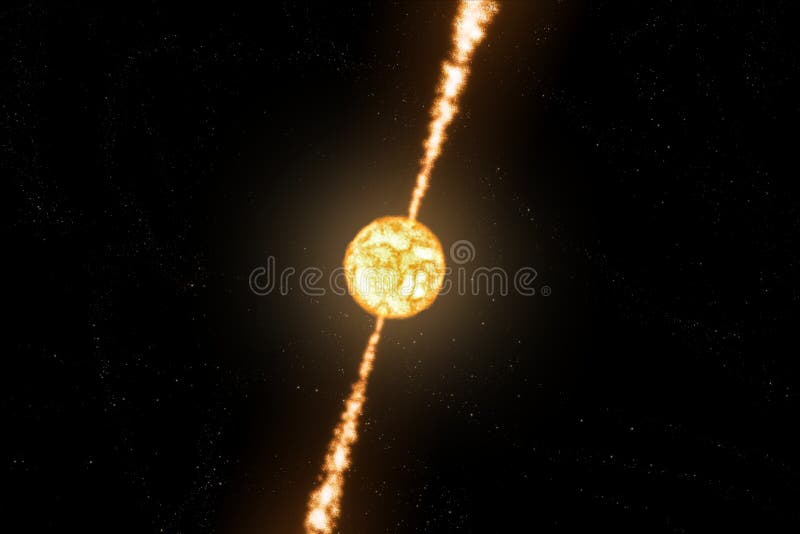 Neutronenstern stock abbildung. Illustration von planet - 41527923