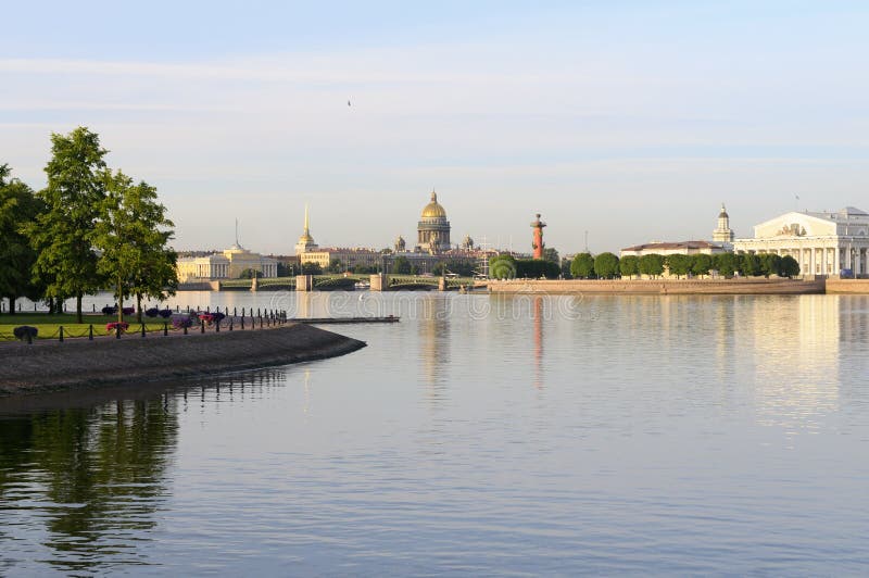 Neva River - St. Petersburg, Russia. Stock Image - Image of petersburg ...