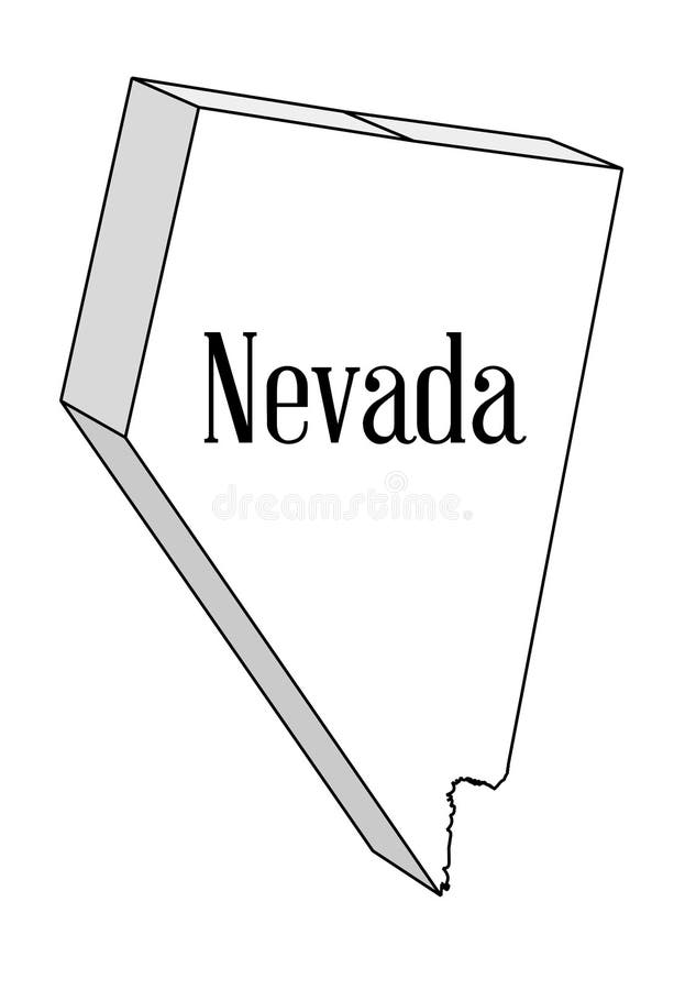 Nevada Outline State Stock Illustrations – 1,249 Nevada Outline State ...