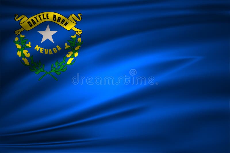 Nevada flag illustration stock illustration. Illustration of effect ...