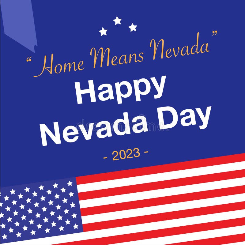 Happy Nevada Day 2023, Suitable for Media Social Status Nevada Holiday ...