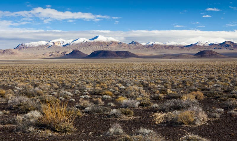 Nevada Desert Landscape stock photo. Image of wide, desert - 28239818