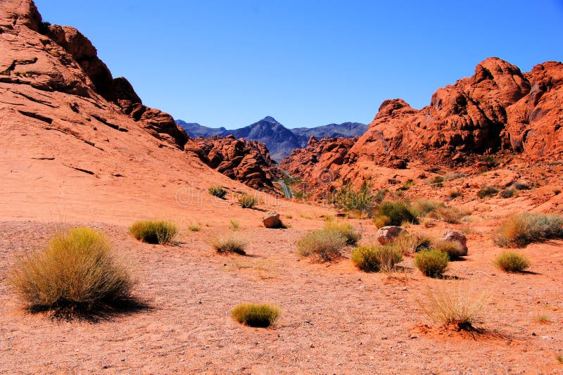 Nevada desert stock photo. Image of fire, southwest, formations - 37118882