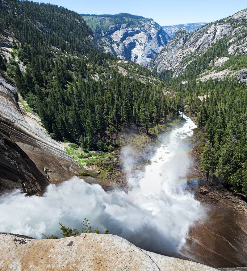 Nevada fall stock photo. Image of park, national, waterfall - 25541654