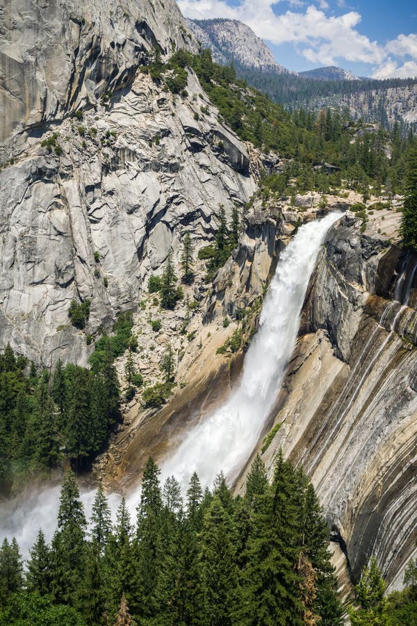 Nevada Fall, Yosemite National Park, California Stock Photo - Image of ...