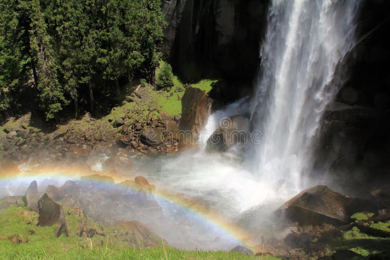 Nevada Falls, Yosemite stock image. Image of backpacking - 564397