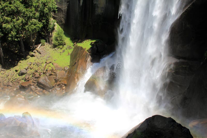 Nevada Falls 2 stock image. Image of states, falls, photograph - 59833219