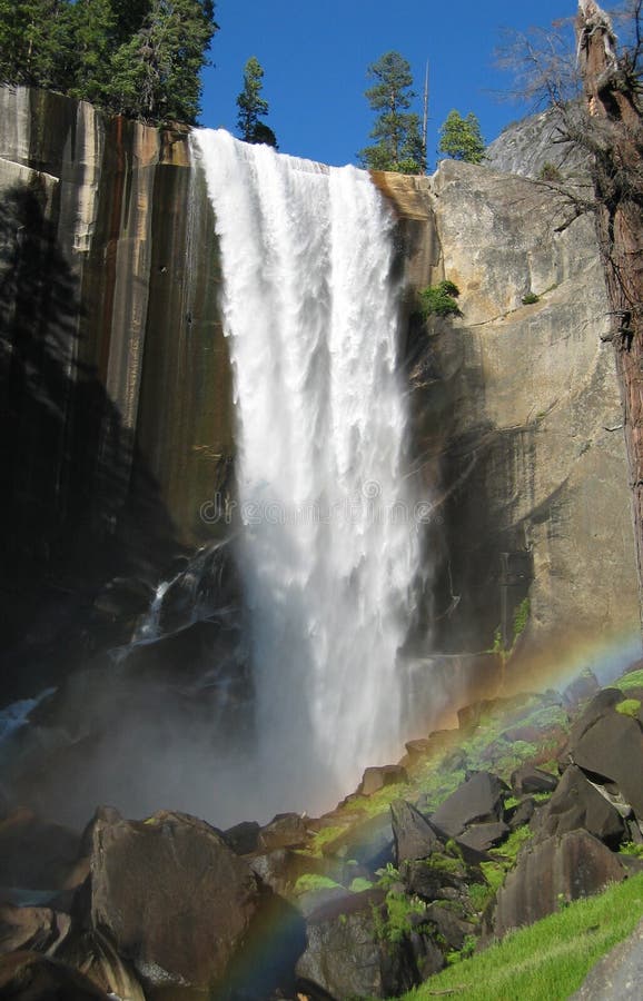 Nevada Falls, Yosemite stock image. Image of backpacking - 564397
