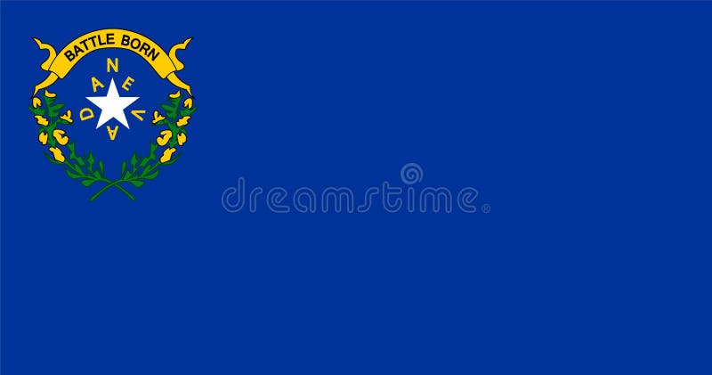 Nevada (1929-1991) Flag Vector Illustration Premium Quality Stock ...
