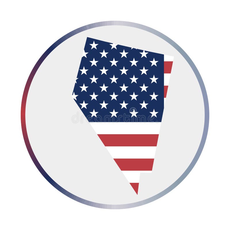 Nevada icon. stock vector. Illustration of element, arrival - 215207974