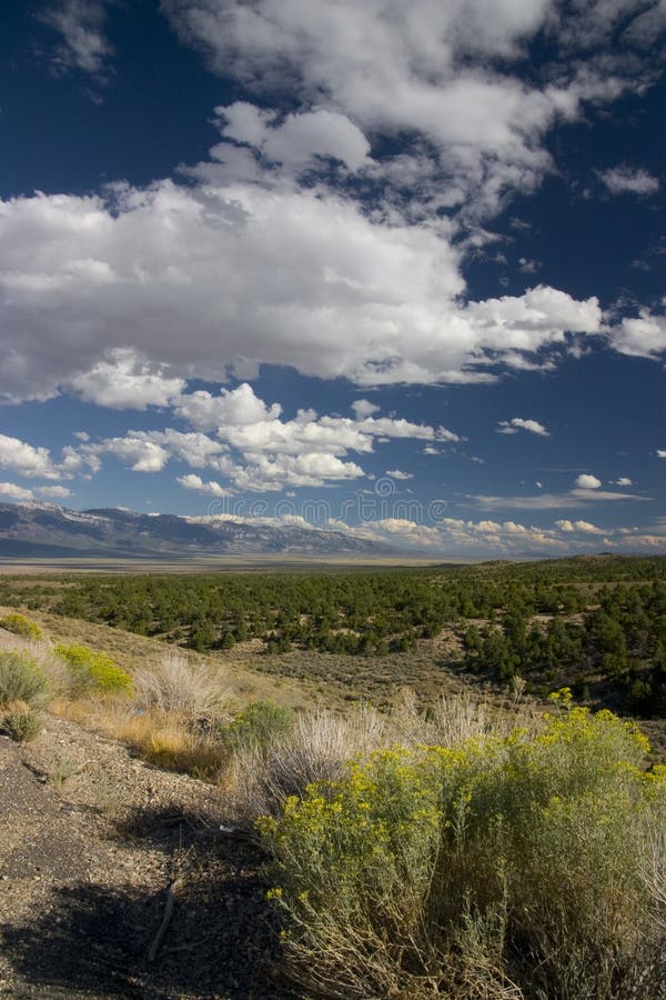 Nevada Landscape stock photo. Image of barren, dark, echo - 14670898