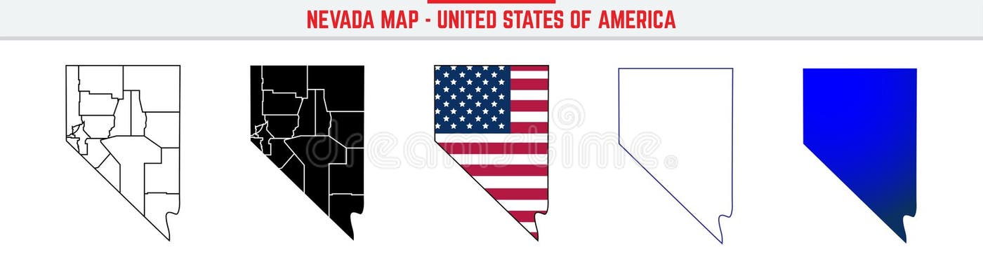 Nevada Map Cartoon Stock Illustrations – 125 Nevada Map Cartoon Stock ...
