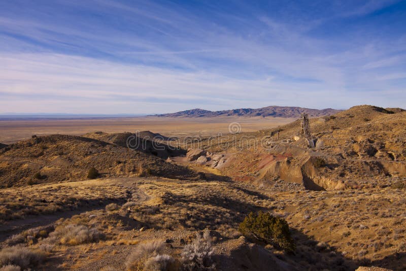 Nevada Quicksilver Mine stock photo. Image of silver - 23536750