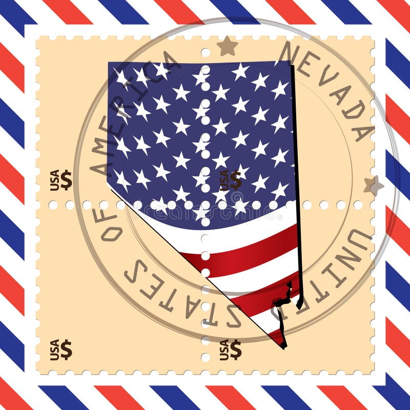 Nevada Stamp. Vector Illustration Decorative Design Stock Vector ...