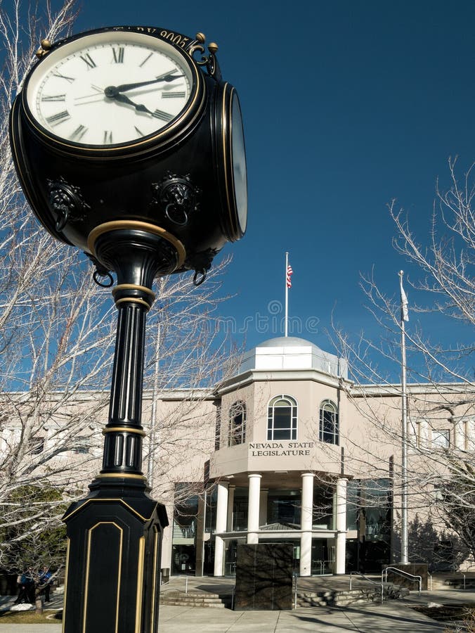 Nevada State Legislature Building, Carson City Stock Image - Image of ...
