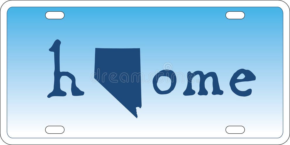 Nevada State License Plate Design Stock Illustrations – 17 Nevada State ...